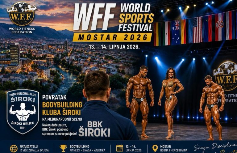 Mostar postaje svjetski centar fitnessa i bodybuildinga - Vrisak.info